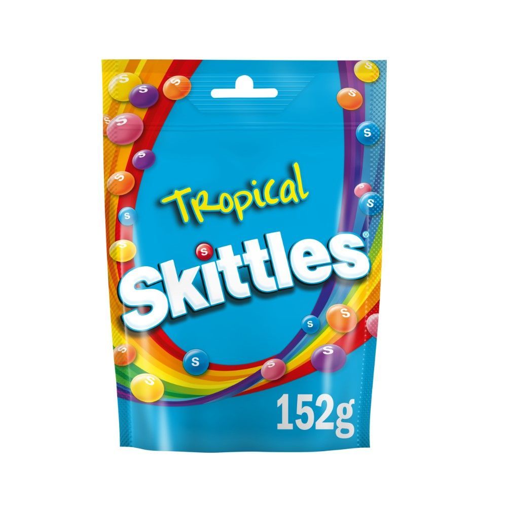 Buy Skittles Tropical Chewy Candy Pouch, 152g Online in Egypt | Talabat ...