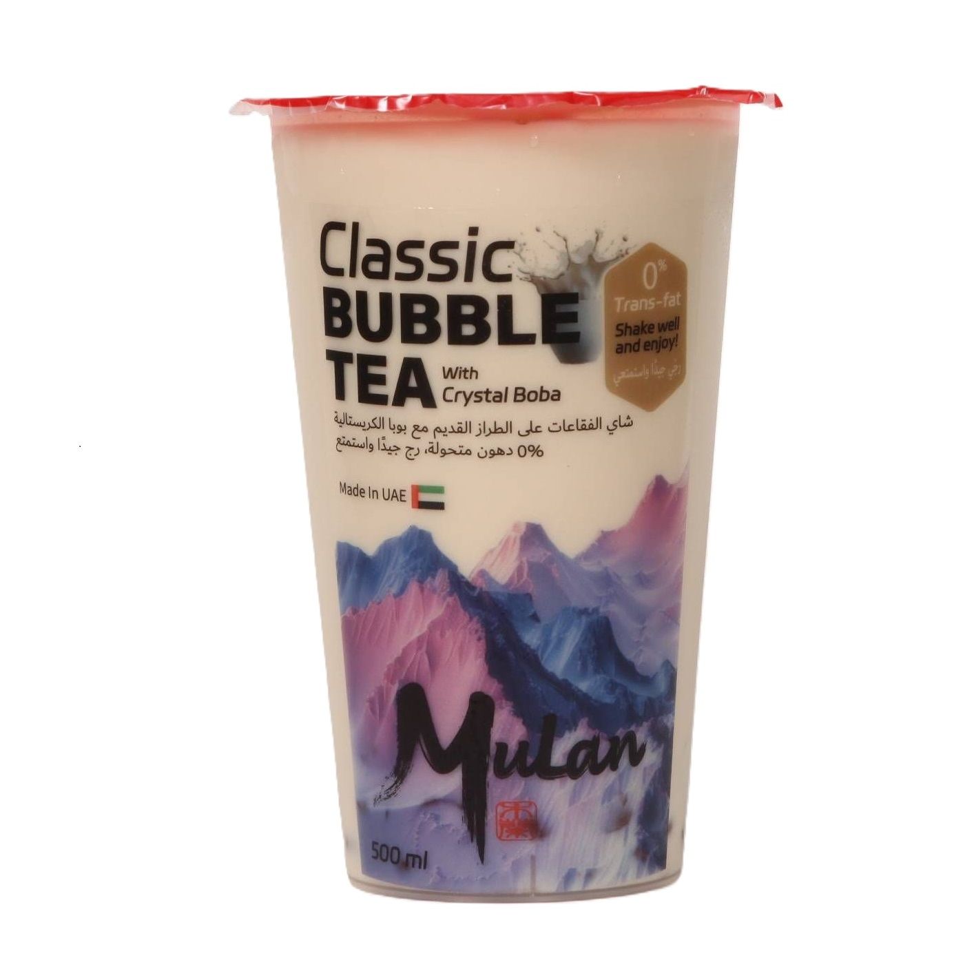 Buy Mulan Classic Bubble Tea with Crystal Boba, 500ml Online in UAE ...
