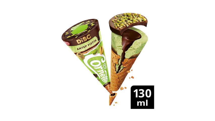 Algida Cornetto Disc Antep Fıstık & Çikolata 130 ml - yemeksepeti.com