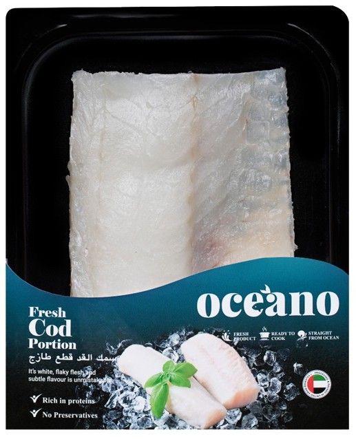 Buy Oceano Fresh Cod Portion - Netherland, 200g Online in UAE | Talabat UAE