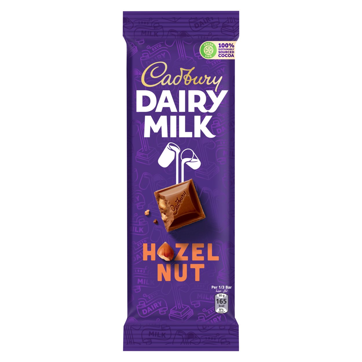 Buy Cadbury Dairy Milk Hazelnut Chocolate, 90g Online in Egypt ...