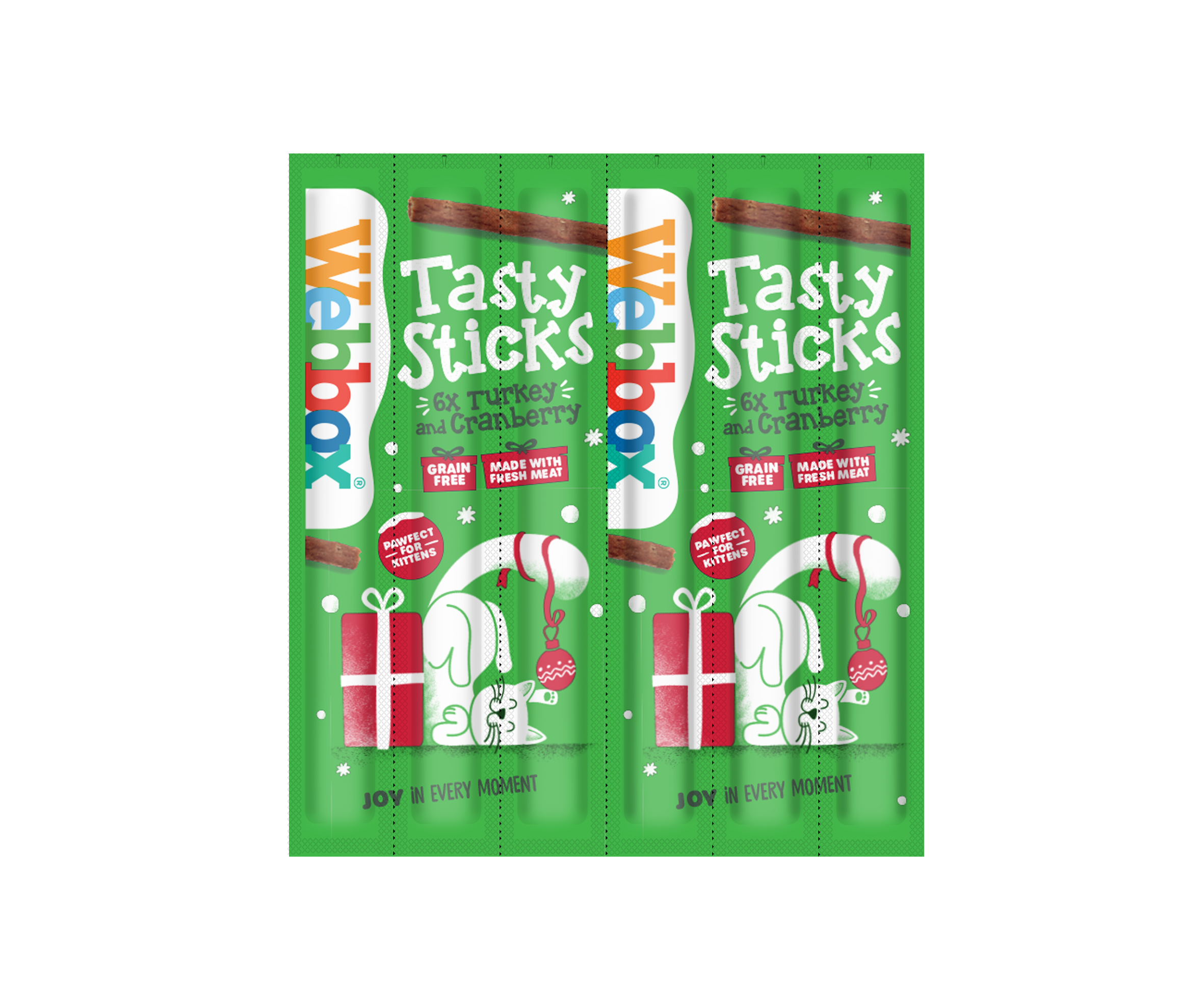 Buy Webbox Christmas Cat Treat Tasty Sticks, 25 Packets Online in Oman ...