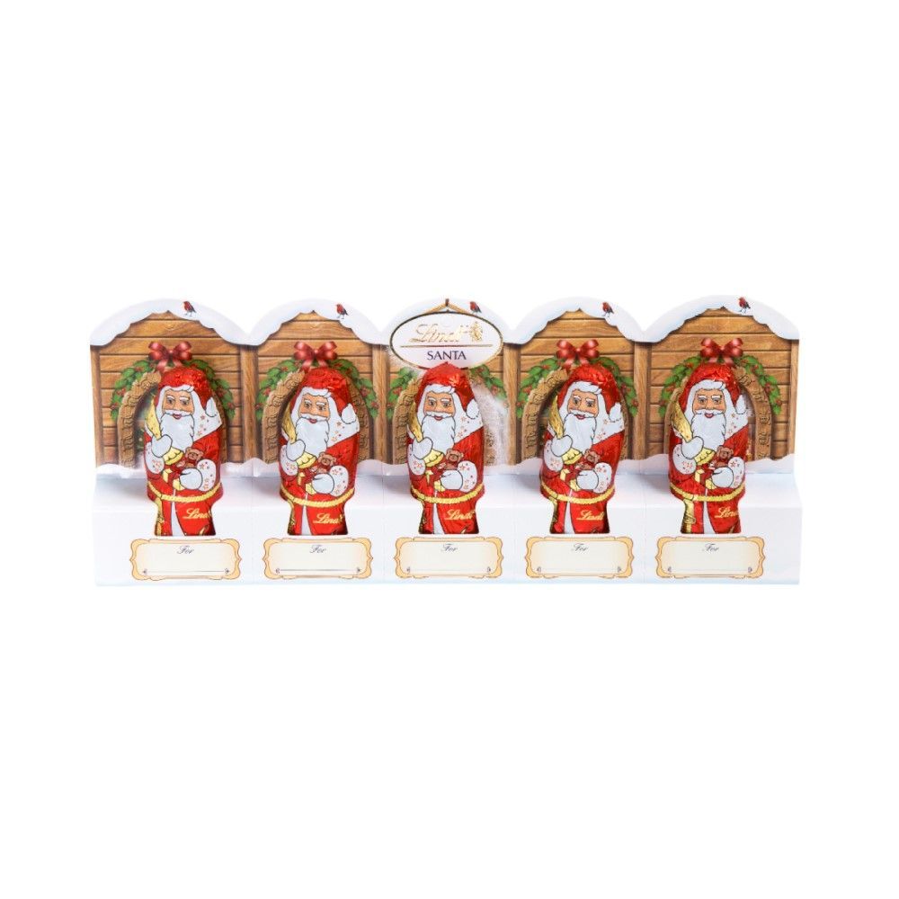 Buy Lindt Mini Santa Milk Chocolate, 5x10g Online in Oman | Talabat Oman