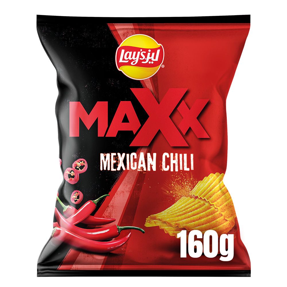 Buy Lay's Maxx Mexican Chili Potato Chips, 160g Online in UAE | Talabat UAE