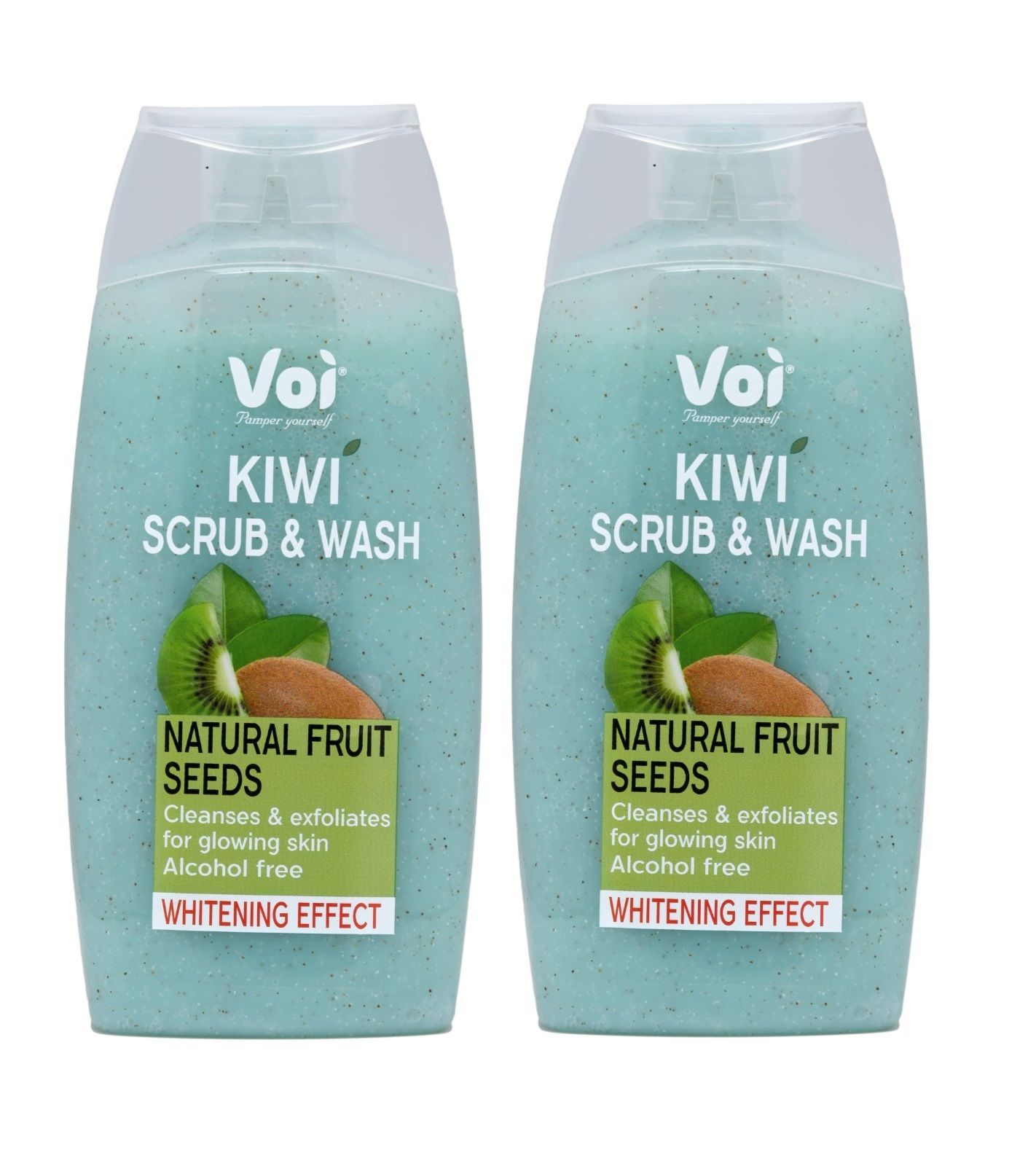 Buy Voi Kiwi Scrubs & Wash, 2x400ml Online in Kuwait | Talabat Kuwait