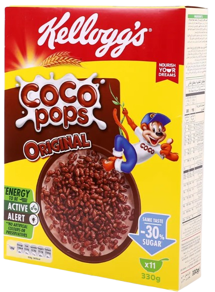 Buy Kellogg's Coco Pops Chocos,330g Online in Kuwait | Talabat Kuwait