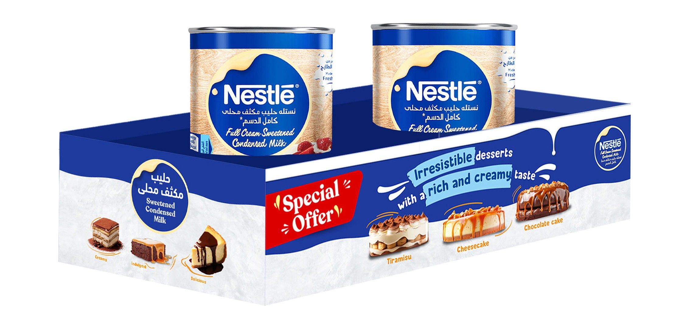 Buy Nestle Sweetened Condensed Milk, 2x370g Online in Oman | Talabat Oman