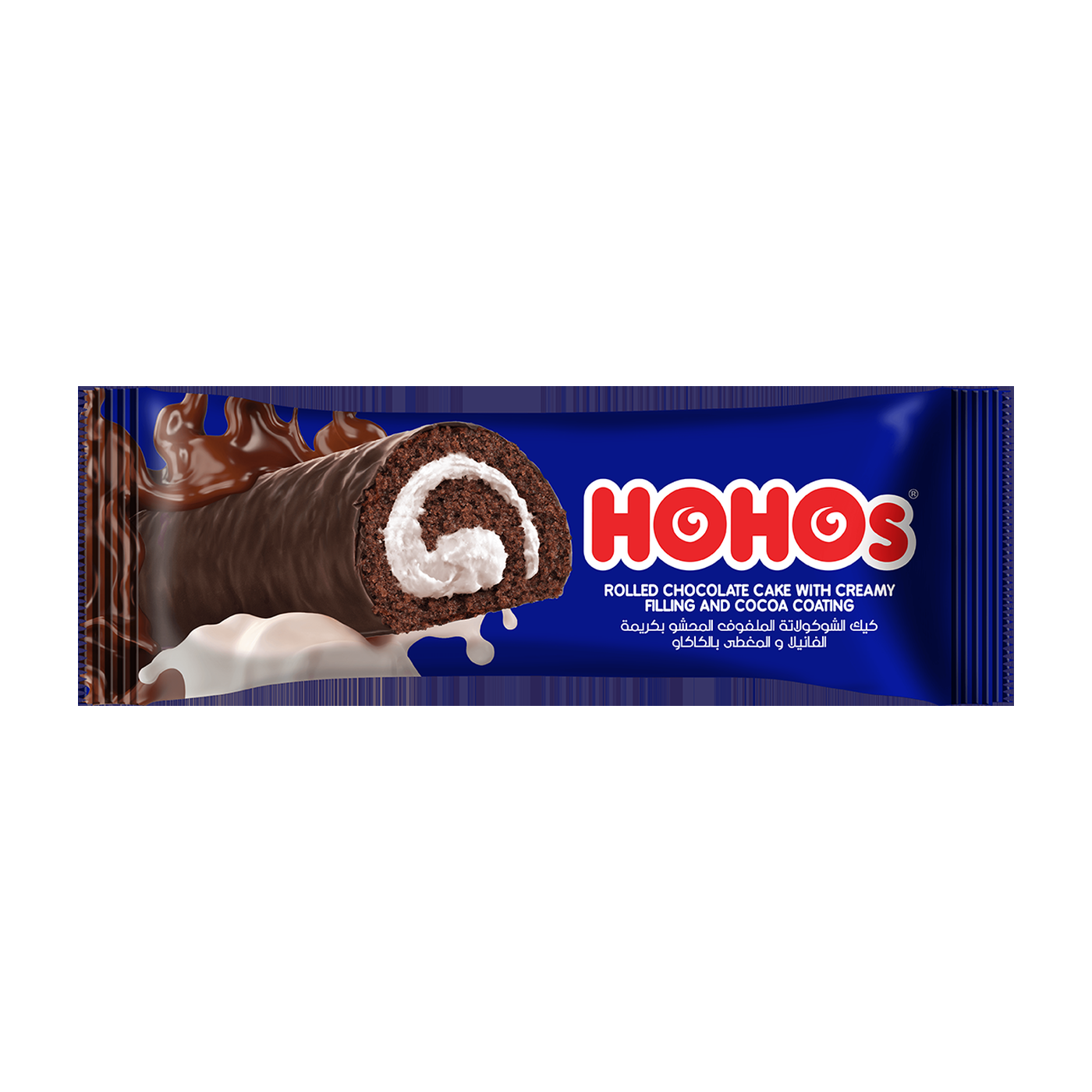 Buy HOHOs Rolled Chocolate Cake Filled with Cream and Coated with Cocoa, 40g Online in Egypt ...