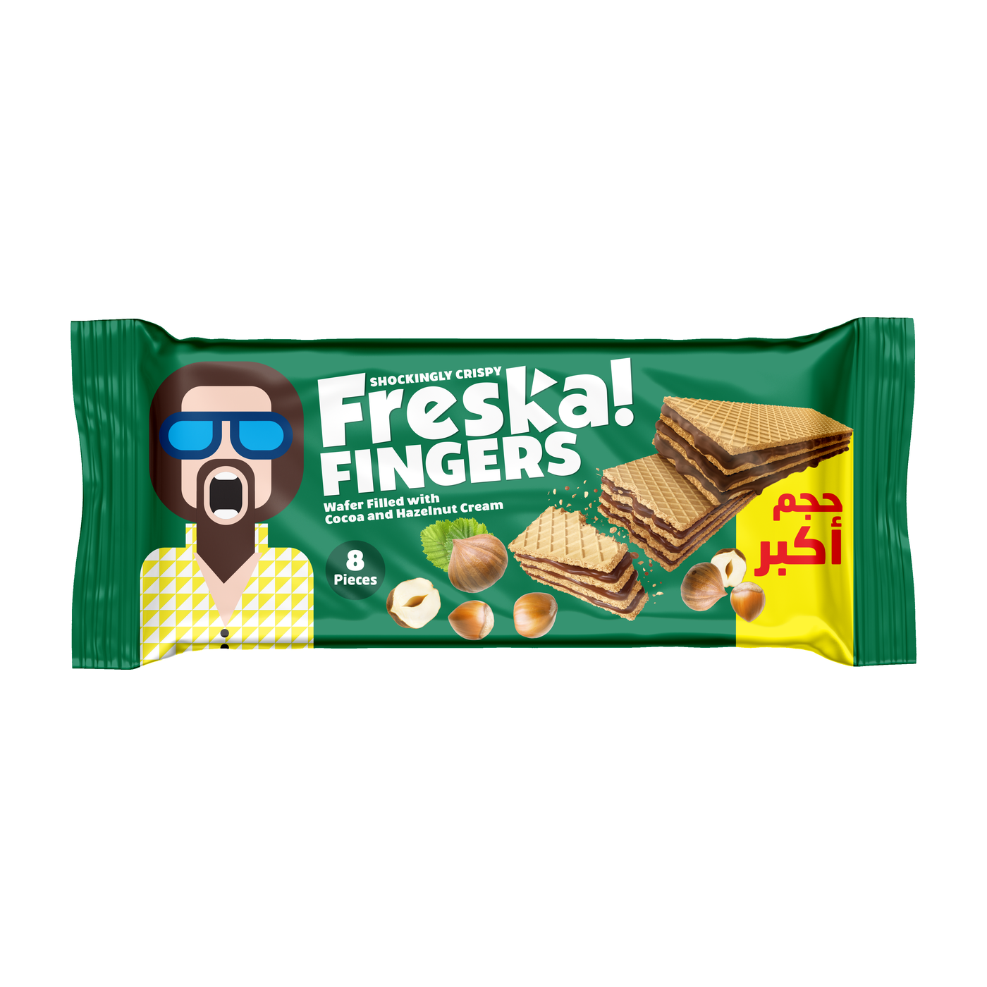 Buy Freska Fingers White Hazelnut Wafer, 31g Online in Egypt | Talabat ...