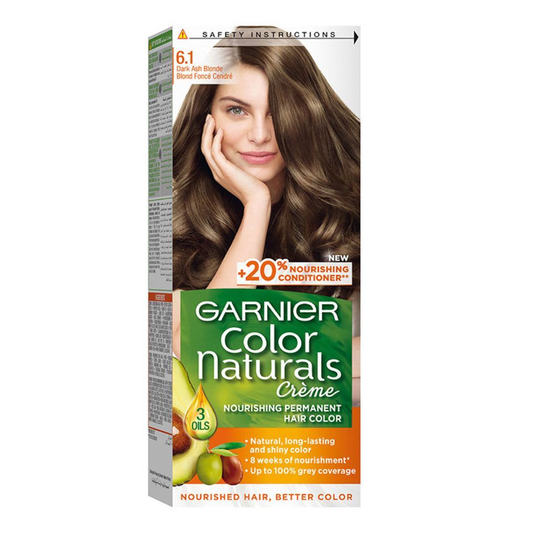 Buy Garnier Color Naturals 6.1 Dark Ash Blonde Haircolor Online in ...