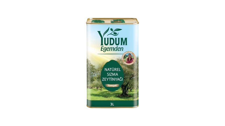 Yudum Egemden Yumuşak Lezzet Zeytinyağı Teneke 3 L - yemeksepeti.com