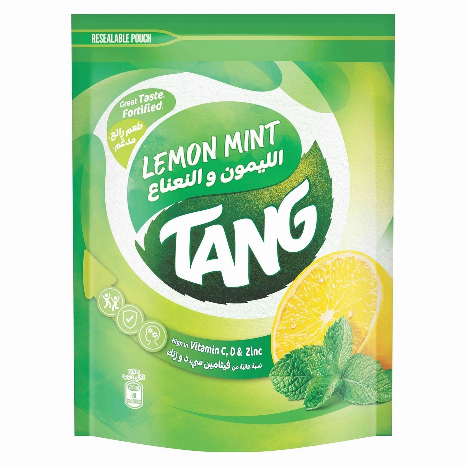 Buy Tang Lemon Mint Powder Drink Pouch, 375g Online in Kuwait | Talabat ...