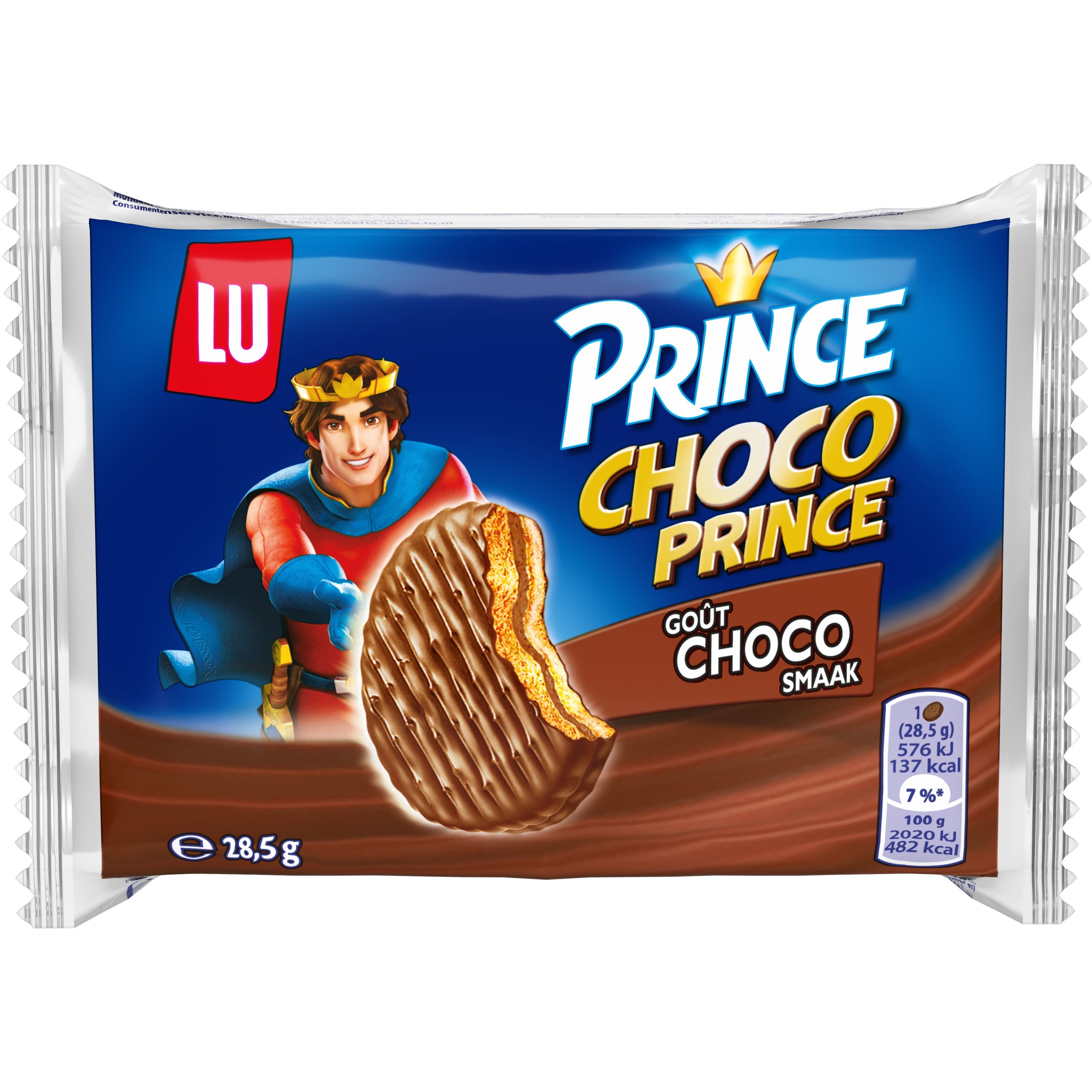 Buy Prince Sandwich Biscuit with Chocolate Flavour Filling and Coated ...