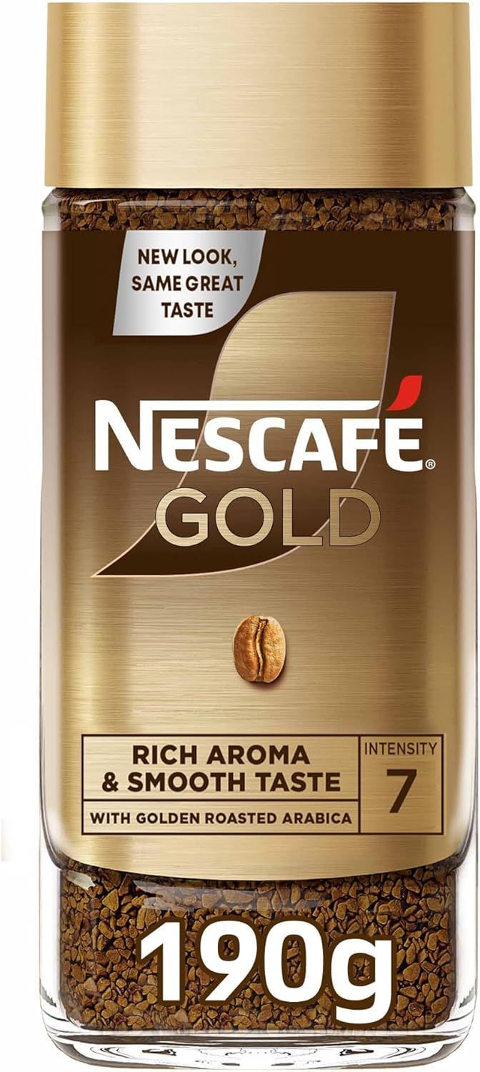 Buy Nescafe Gold Dark Roast Instant Soluble Coffee Jar, 190g Online in ...