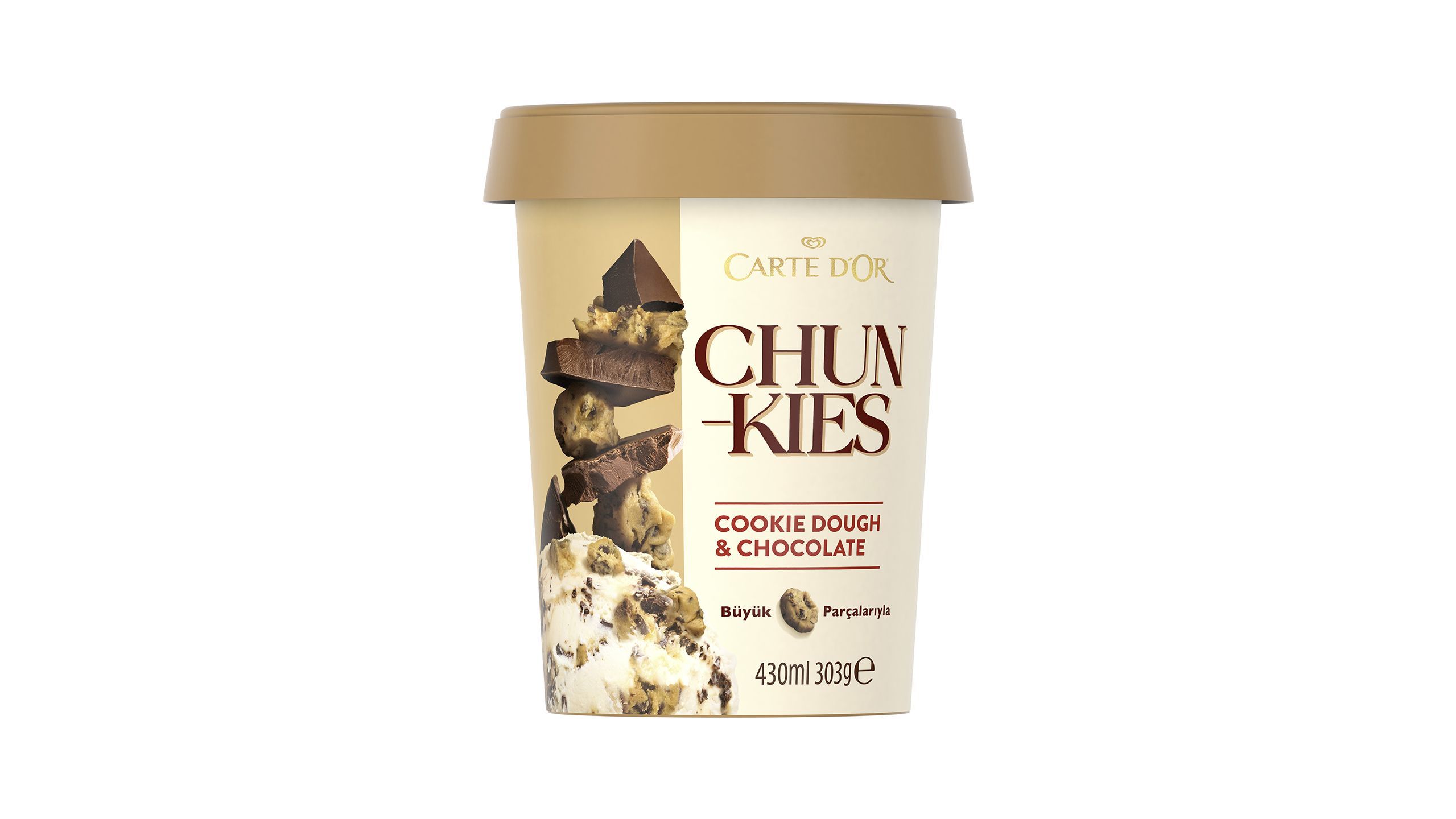 Algida Carte d'Or Chunkies Cookie Dough 430 ml - yemeksepeti.com