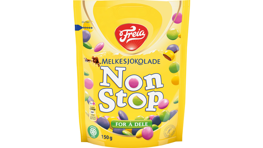 Freia Non Stop Melkesjokolade | 150g - foodora.no