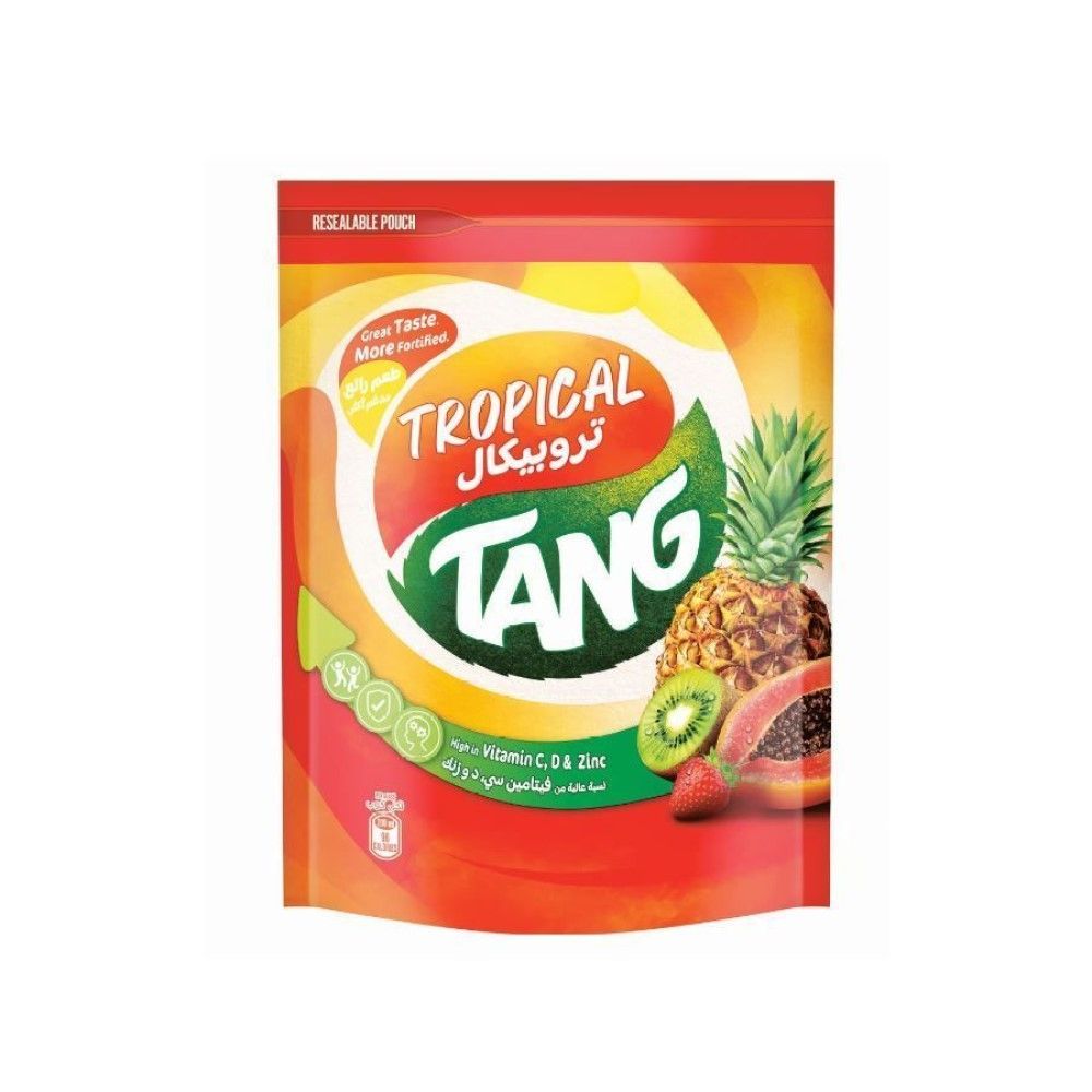 Buy Tang Tropical Powder Drink Pouch, 375g Online in Kuwait | Talabat ...