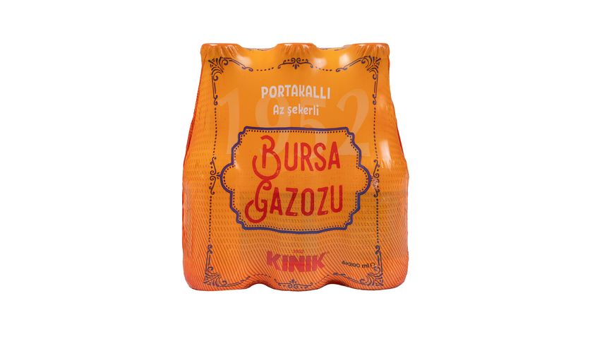 Kınık Portakallı Bursa Gazozu 6 x 200 ml - yemeksepeti.com