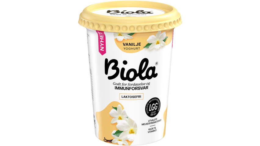 Tine Biola Yoghurt Vanilje | 500g - foodora.no