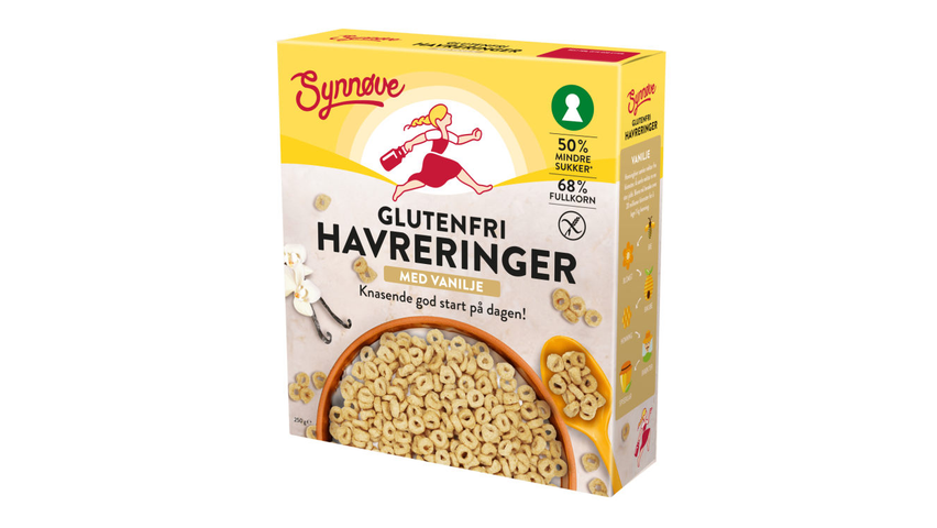 Synnøve Glutenfrie Havreringer | 250g - foodora.no