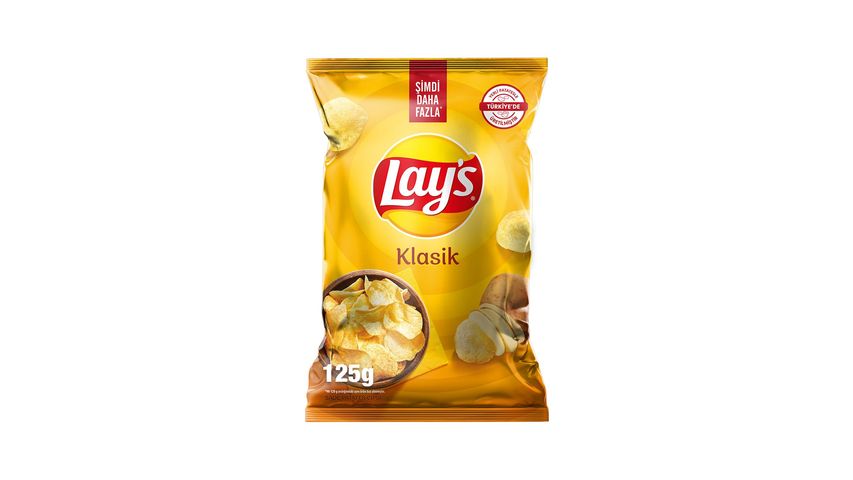 Lay's Klasik Patates Cipsi Süper Boy 107 g - yemeksepeti.com