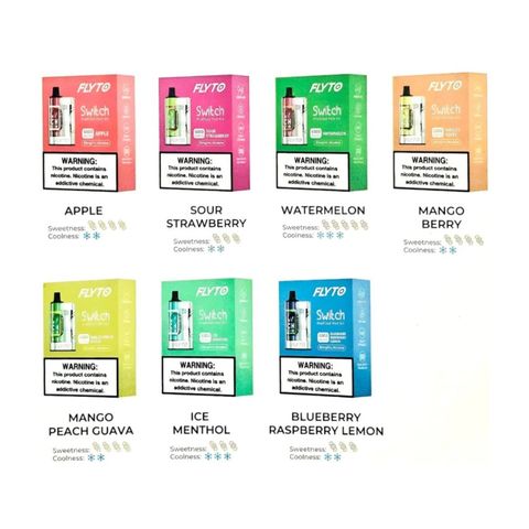 Flyto 6k Puffs Switch Mango Peach Guava Full Kit 1 Piece delivery in ...