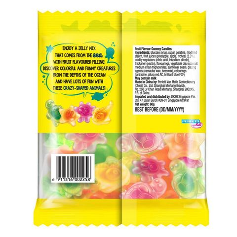 Chupa Chups Ocean Mix Gummy Candy 60g delivery near you in Singapore | foodpanda
