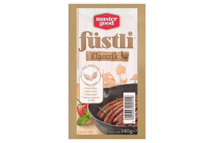 Master Good Füstli Klasszik füst ízesítésű virsli csirkehúsból 140 g ...