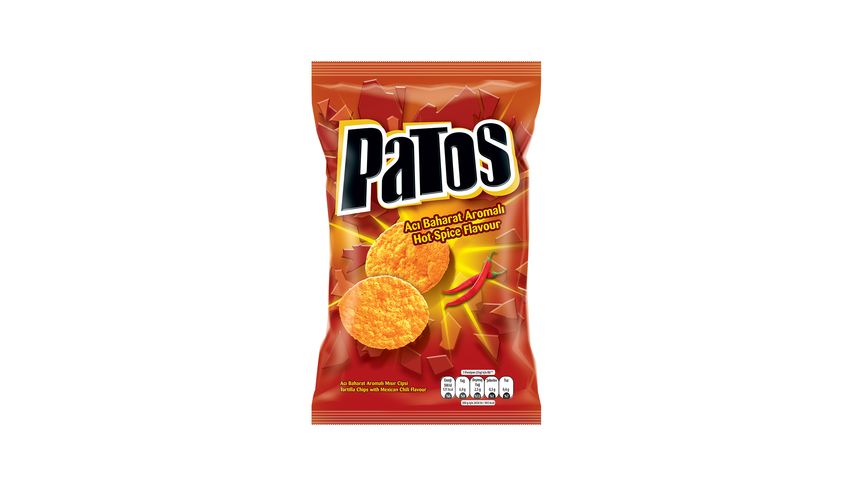 Patos Acı Baharat Aromalı Süper Boy Cips 135 g - yemeksepeti.com