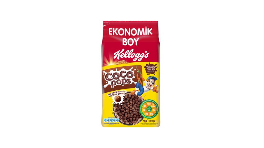 Kellogg's Coco Pops Chocolate Wheat and Corn Flakes 1000 g ...