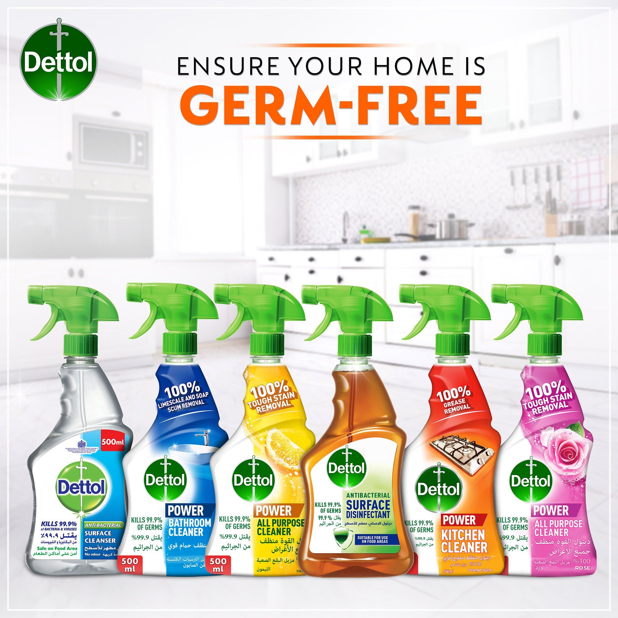 Dettol Cleaning Products