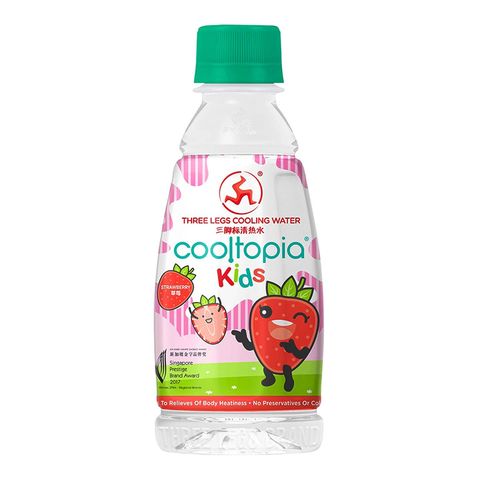 Three Legs Cooltopia Kids Cooling Water - Strawberry 250ml delivery ...