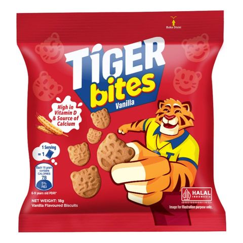 Tiger Biscuits Bites Vanilla 18g delivery near you | foodpanda Malaysia