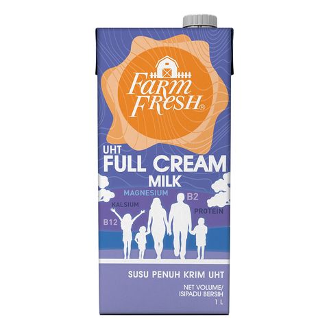 Farm Fresh UHT Full Cream Milk 1L delivery near you | foodpanda Malaysia