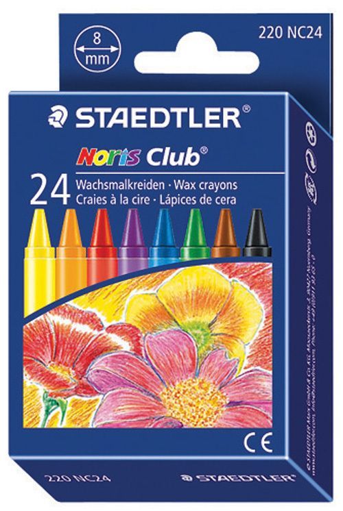 Buy Staedtlers Noris 220 Wax Crayon Pack of 24 Online in Jordan ...