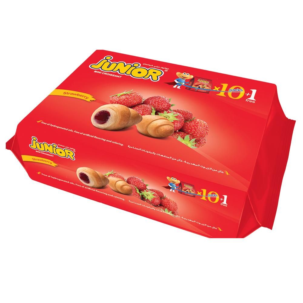 Buy Junior Mini Croissant Strawberry 440g Online in Kuwait | Talabat Kuwait