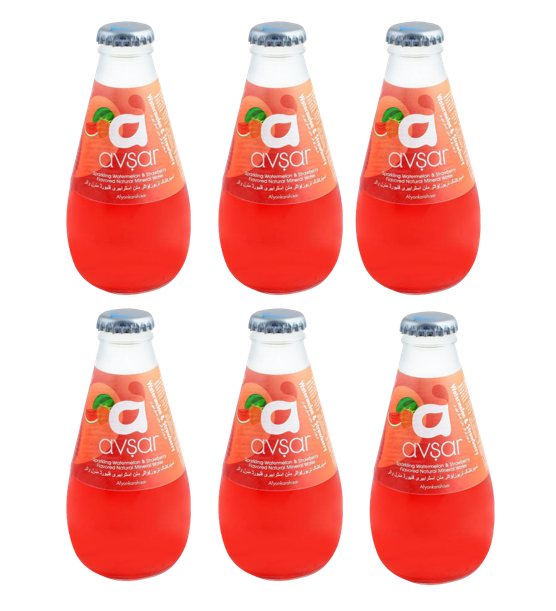 Buy Avsar Watermelon Sparkling Water, 200ml X6 Online in Oman | Talabat ...