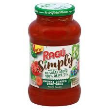 Buy Ragu Simply Chunky Garden Vegetable Pasta Sauce 680 g Online in ...