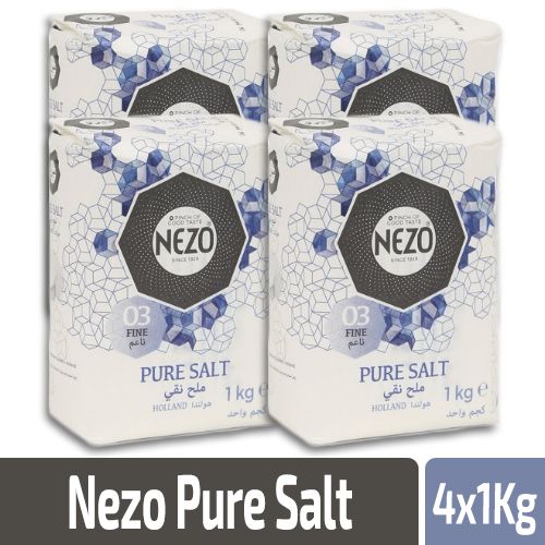 Buy Nezo Salt Blue Promo Pack 1 Kg X 4 Pcs Online in Bahrain | Talabat ...