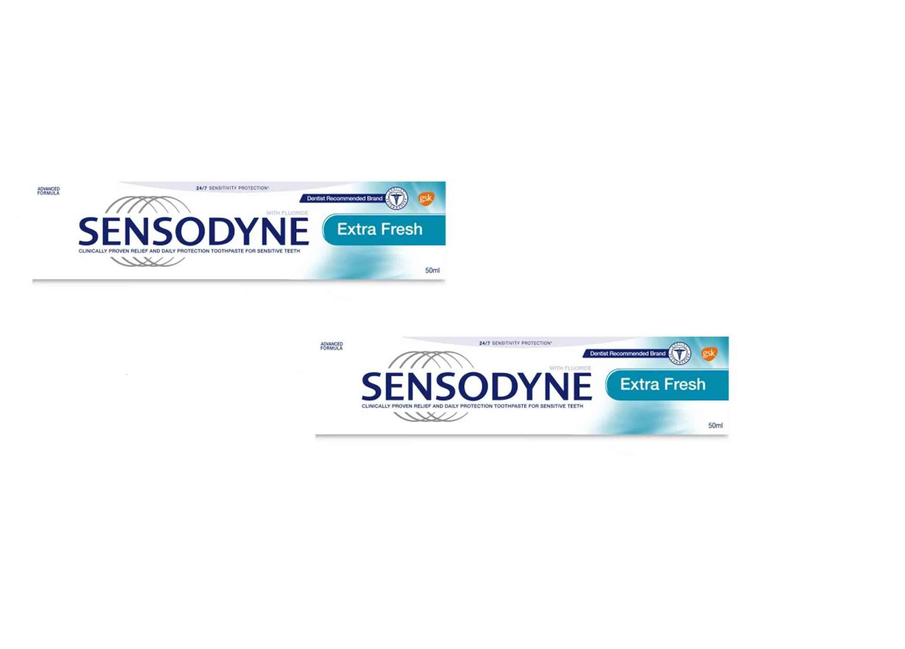 Buy Sensodyne Toothpaste Extra Fresh 50 ml 2+1 Online in Bahrain ...