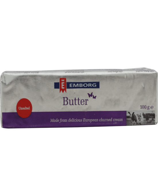 Buy Emborg Unsalted Butter 100 g Online in Bahrain | Talabat Bahrain