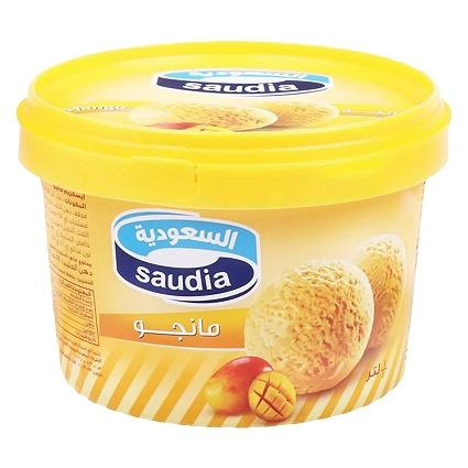 Buy Saudia Ice Cream Mango 500 ml Online in Jordan | Talabat Jordan