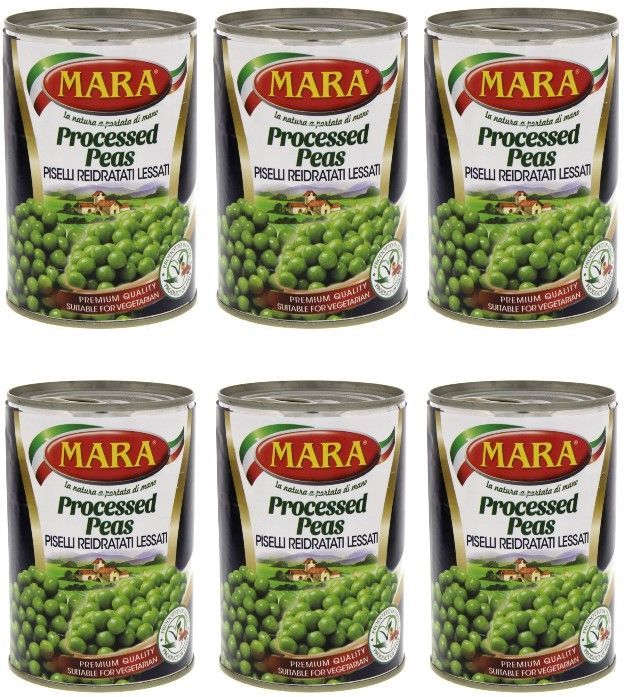 Buy Mara Italian Processed Green Peas Easy Open 400G X 6 Pcs Online in Bahrain | Talabat Bahrain