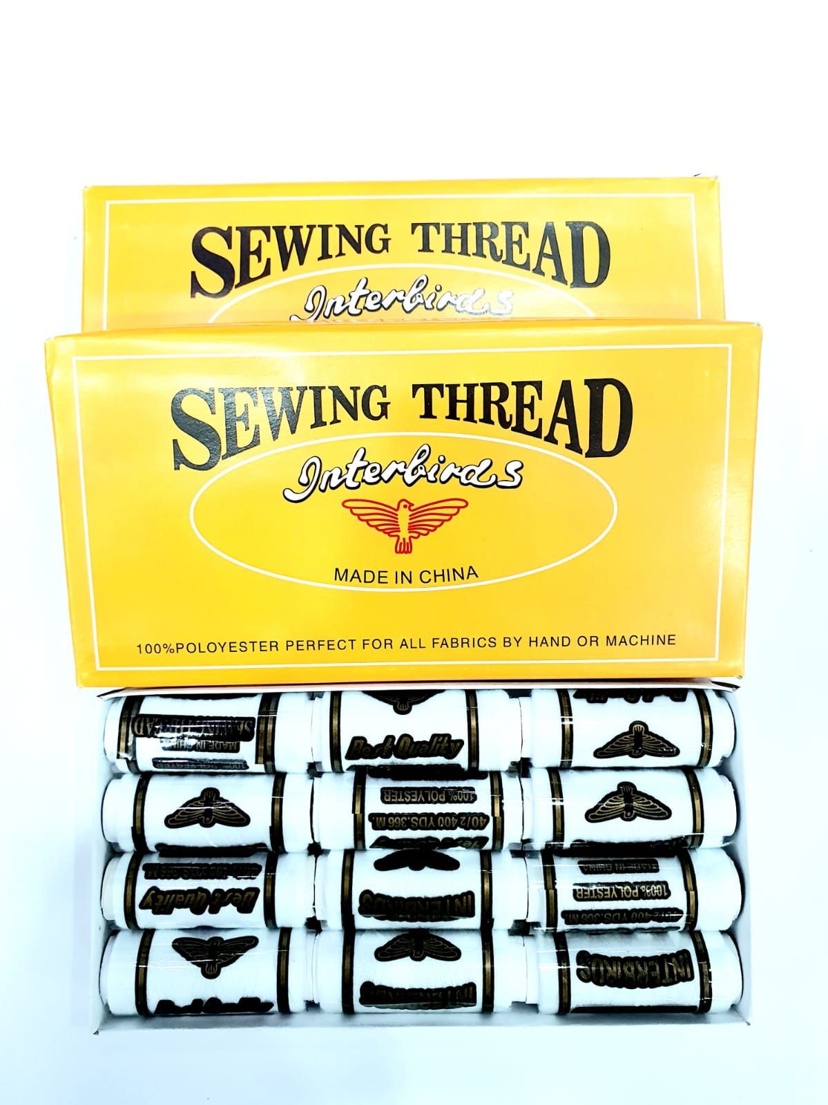 Buy Sewing Thread 500Y White 12 Pieces Online in Bahrain | Talabat Bahrain