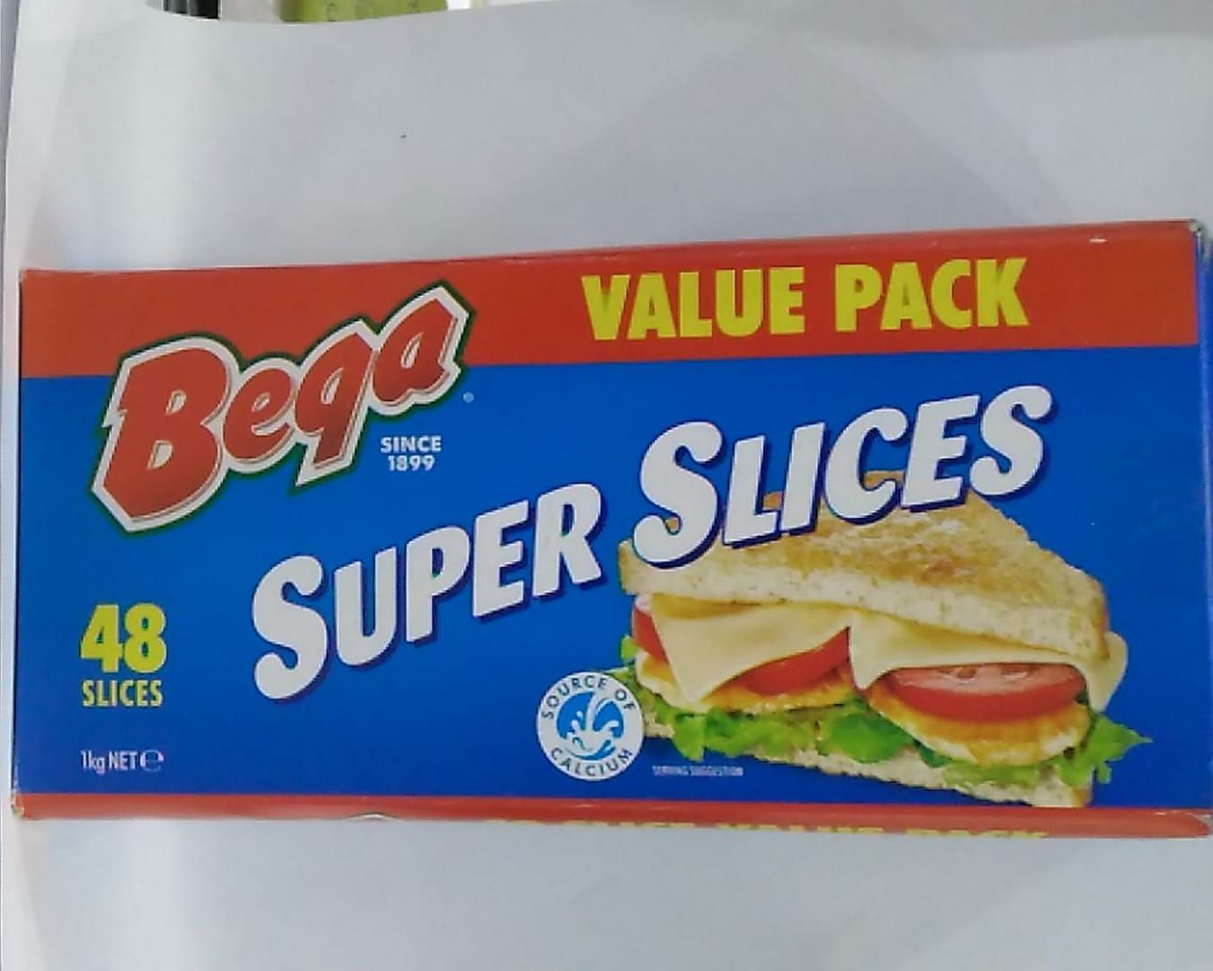 Buy Bega 48 Super Slice Cheeses 1 Kg Online in Bahrain | Talabat Bahrain