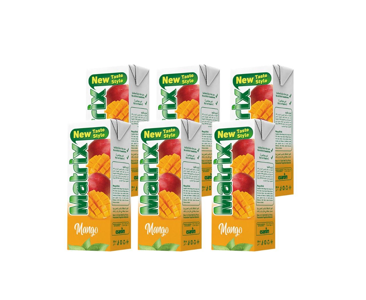 Buy Matrix Mango Juice 200 ml 6 Pack Online in Jordan | Talabat Jordan