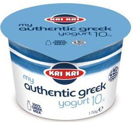 Buy Kri Kri 10% Fat Authentic Greek Yogurt 170 g Online in Jordan ...