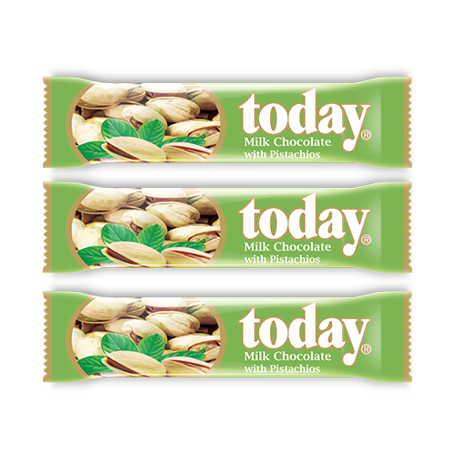 Buy Today Milk Chocolate With Pistachio 38 g 3 pcs Online in Jordan ...