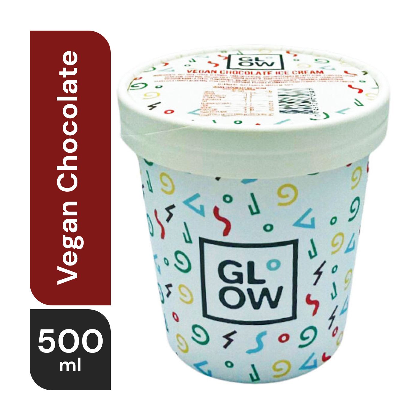Buy Glow Vegan Chocolate Ice Cream 500 ml Online in UAE | Talabat UAE
