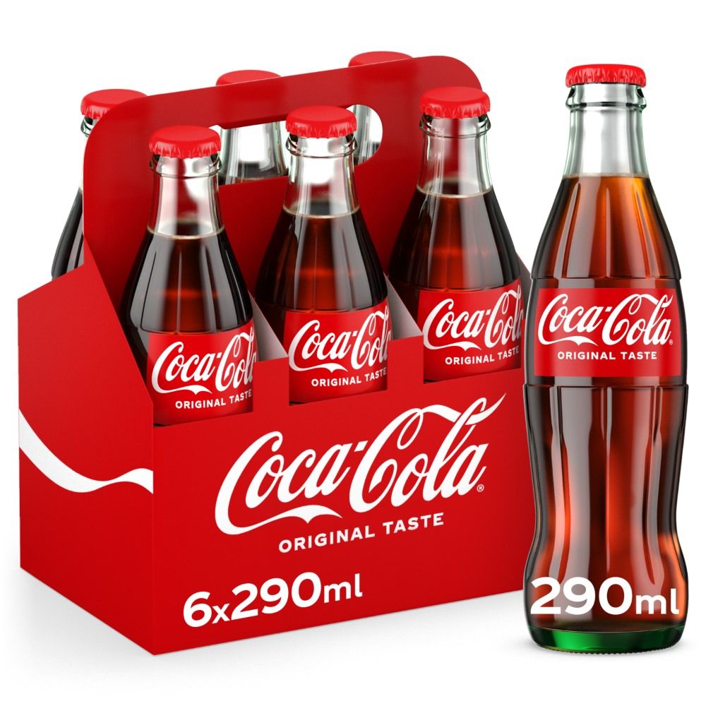 اشترِ Coca-Cola Original Taste Carbonated Soft Drink Glass Bottle ...